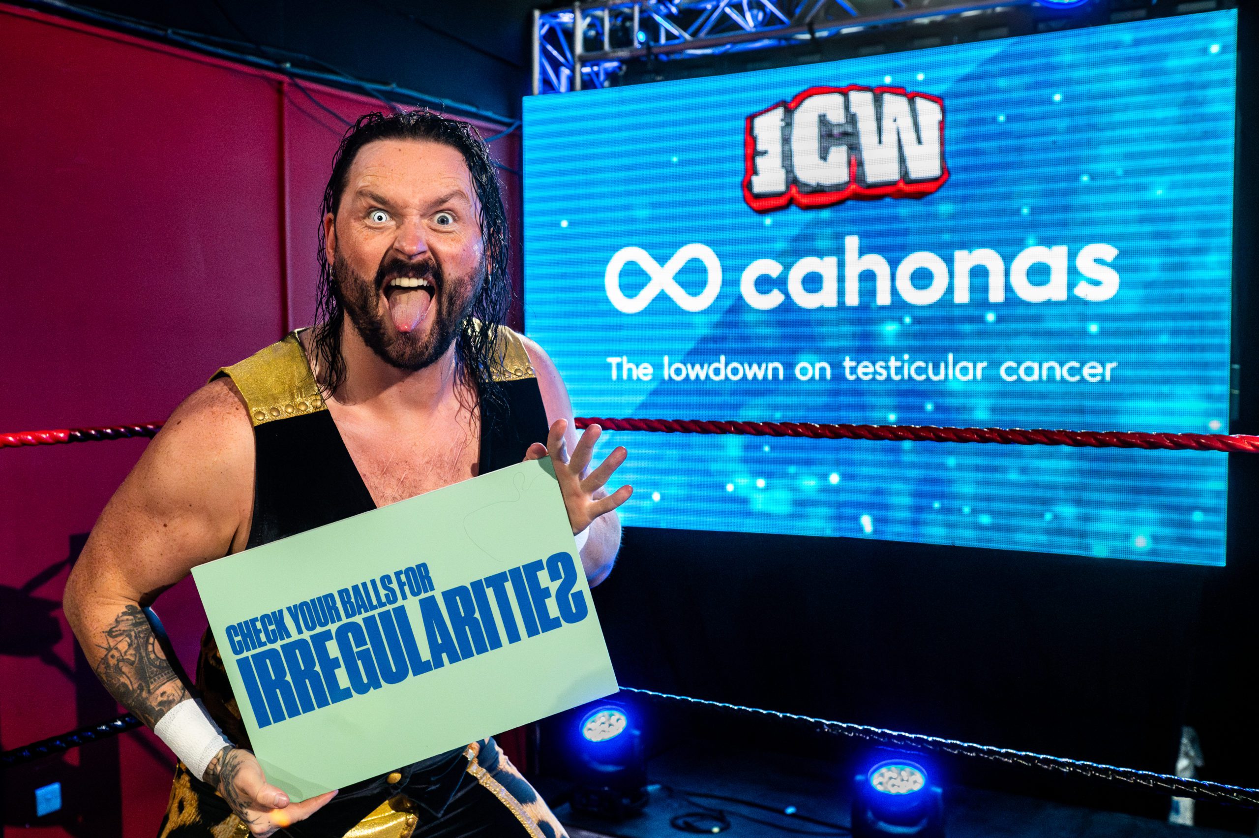 Wrestlers Slam Testicular Cancer Stigma – Insane Championship Wrestling